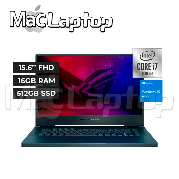 ASUS ROG ZEPHYRUS GU502L PROCESADOR : INTEL I7 10750H RAM : 16 GB SSD ...